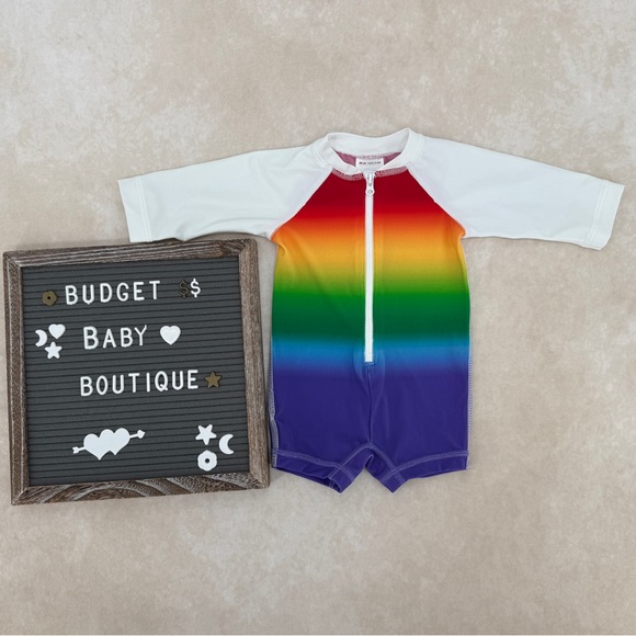 Hanna Andersson | Swim | Hanna Andersson Rainbow Swimmy Rashguard 5 ...